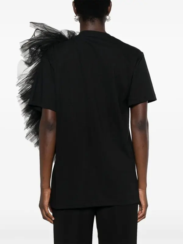 Alchemy Fashions X Lia Aram Ruffled T-shirt - Black