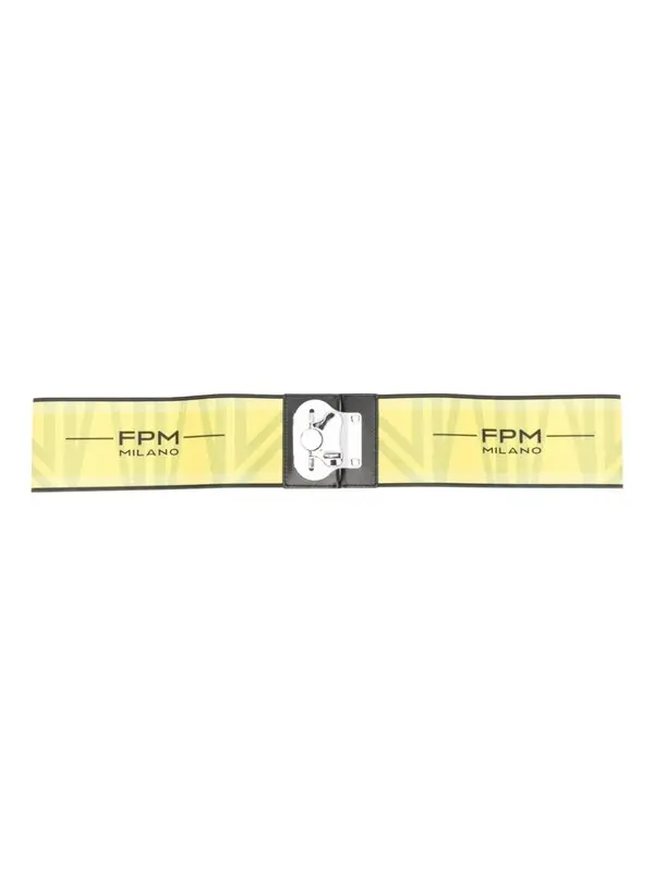FPM MILANO Butterfly Elasticated Belt - Yellow