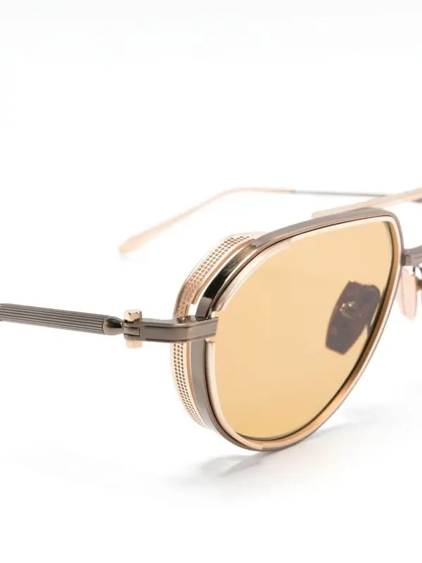 AKONI Skyracer Aks 511 Pilot-frame Sunglasses - Gold