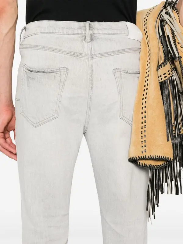 PURPLE BRAND Mid-rise Straight-leg Jeans