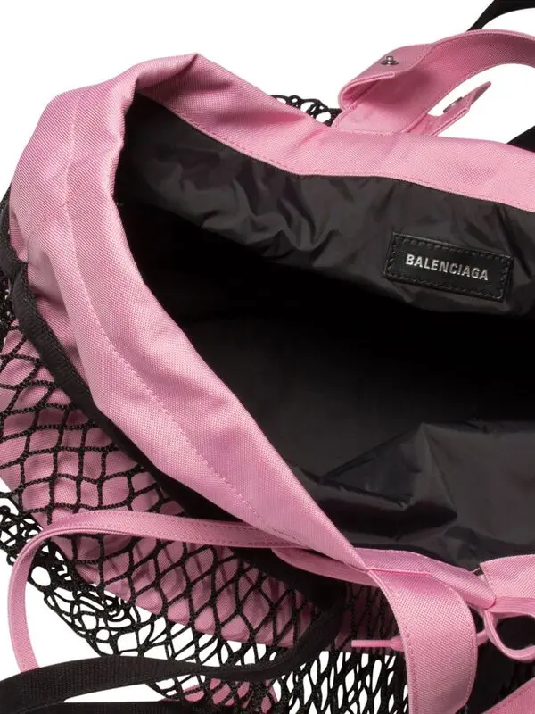 Balenciaga Small 24/7 Layered Mesh Tote Bag