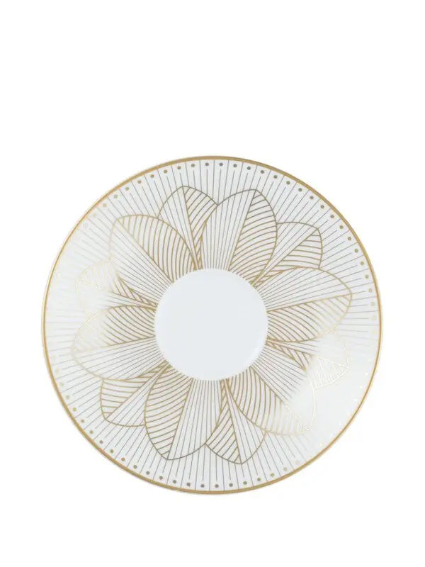 Christofle Malmaison Impériale Tea Cup And Saucers