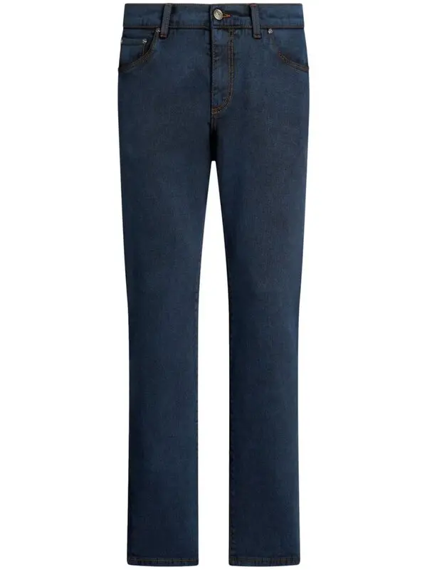 Etro Pegaso-motif Slim-fit Jeans