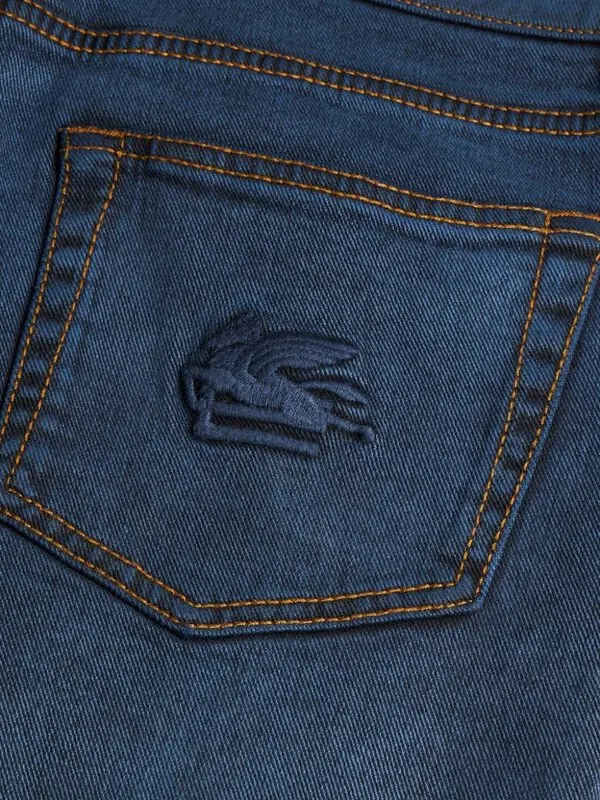 Etro Pegaso-motif Slim-fit Jeans