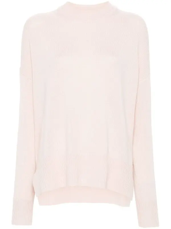 JIL SANDER Crew-neck Cashmere Jumper - Pink