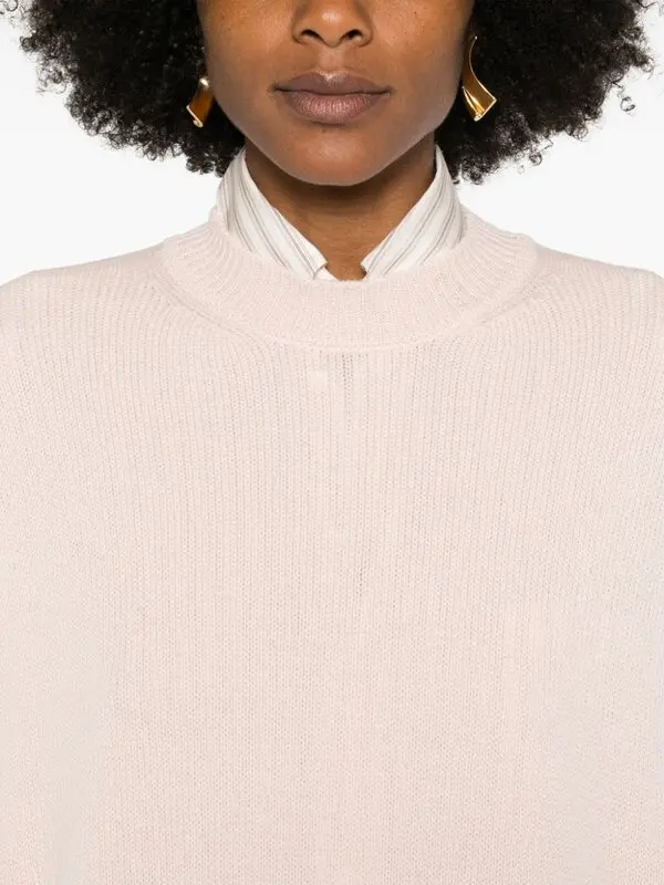 JIL SANDER Crew-neck Cashmere Jumper - Pink