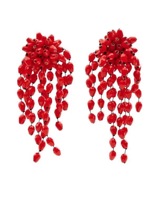 Isabel Marant Boucle D'oreill Dangle Earrings - Red