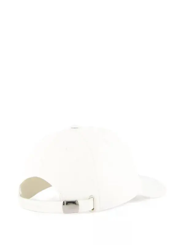 Alexander McQueen Logo Print Cap - White