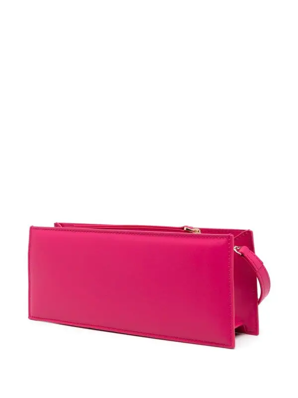 Patrizia Pepe Fly Bamby Leather Shoulder Bag - Pink