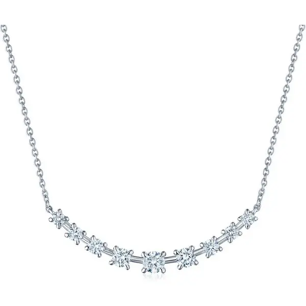 Kwiat Starry Night Diamond Necklace - White Gold/clear