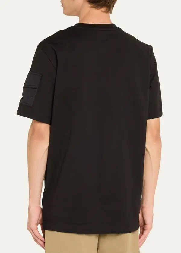 Moncler Laminated Logo T-shirt - Black