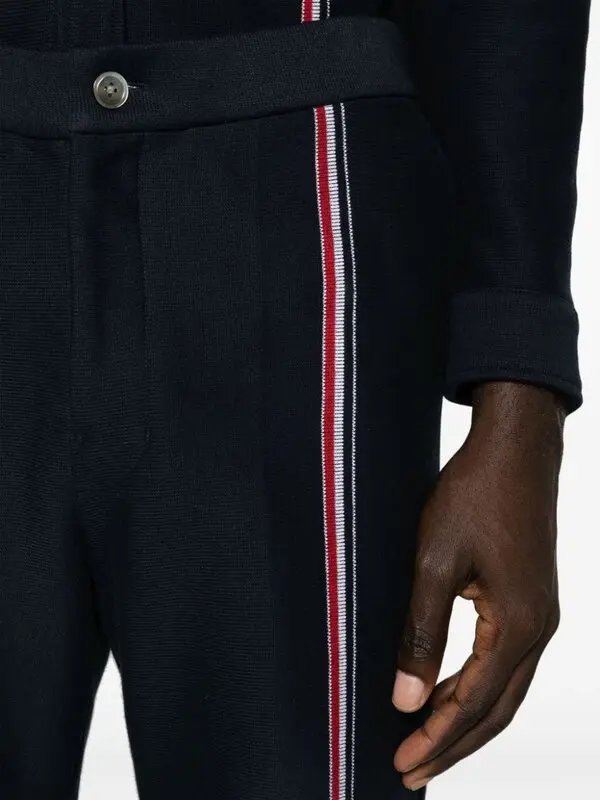 Thom Browne Rwb Stripe Bermuda Shorts - Blue