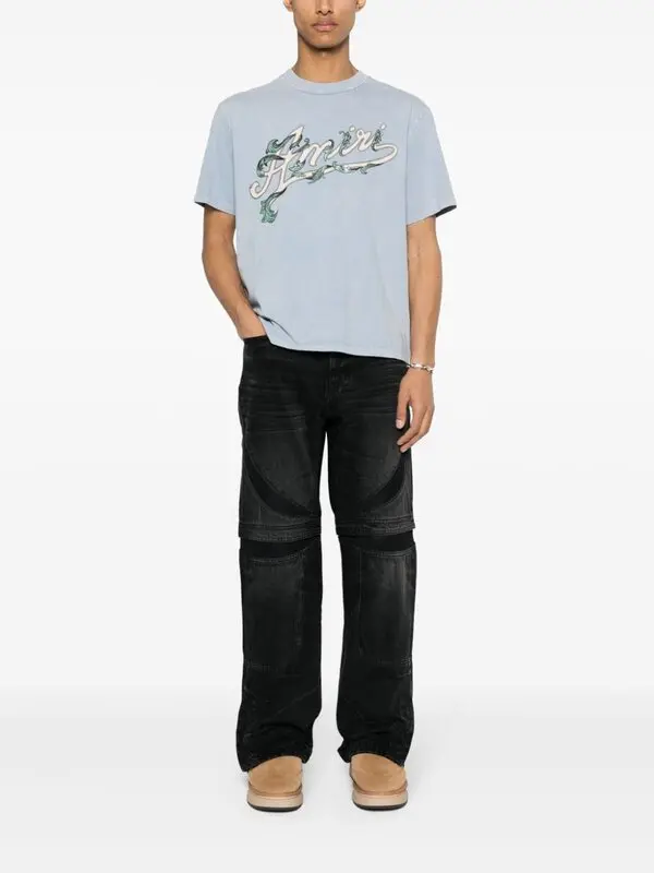 Amiri Mx-3 Straight-leg Jeans - Black