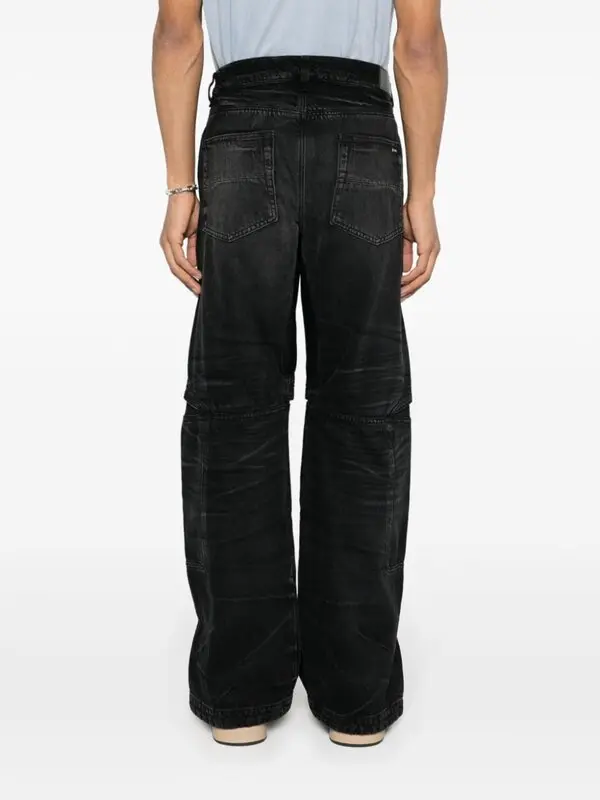 Amiri Mx-3 Straight-leg Jeans - Black