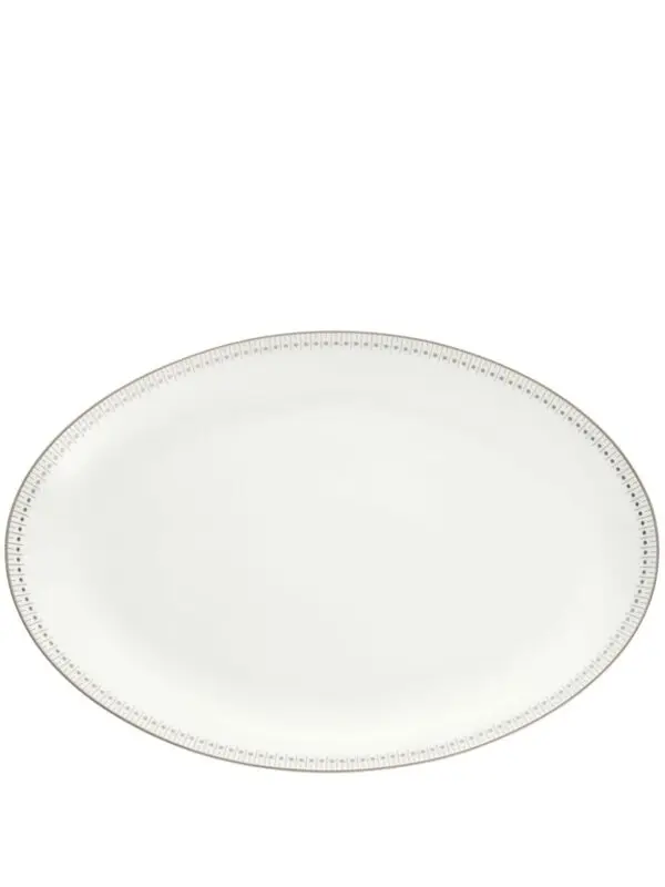 Christofle Malmaison Impériale Oval Platter - White