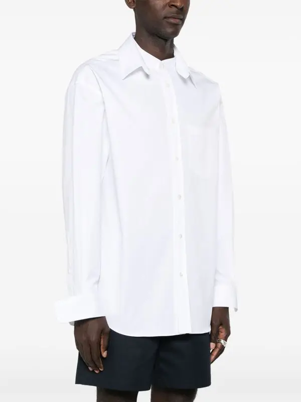 Gucci Logo-embossed Cotton Shirt