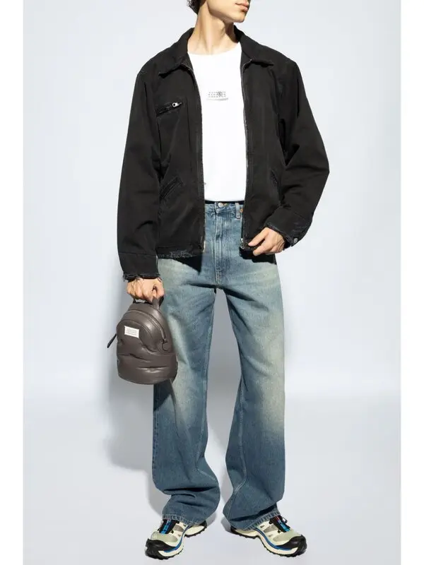 MAISON MARGIELA High-rise Straight-leg Jeans - Blue