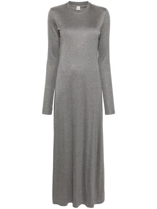 TOTEME Jersey Lyocell Maxi Dress - Grey