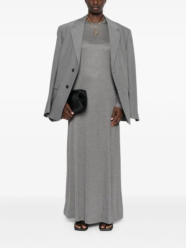 TOTEME Jersey Lyocell Maxi Dress - Grey