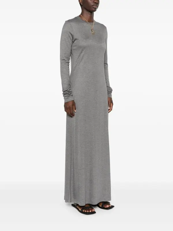 TOTEME Jersey Lyocell Maxi Dress - Grey
