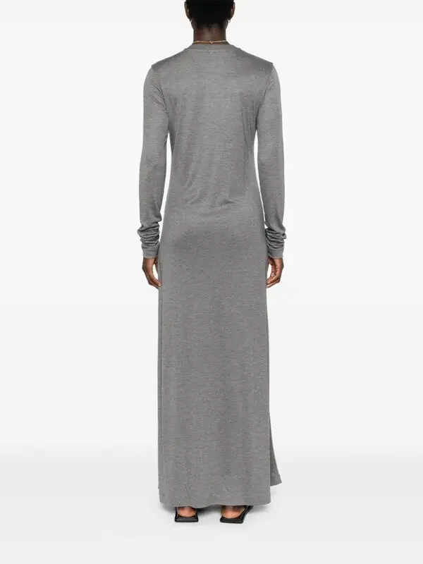 TOTEME Jersey Lyocell Maxi Dress - Grey