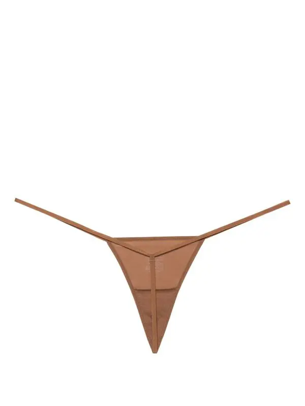 MAISON CLOSE Les Invisibles Micro Thong - Brown