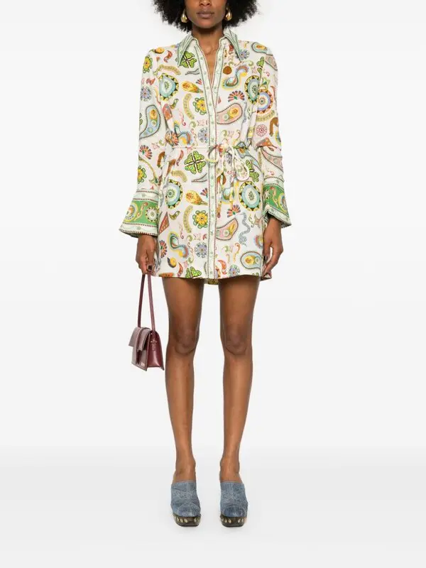 ALEMAIS Arcade Mini Shirt Dress