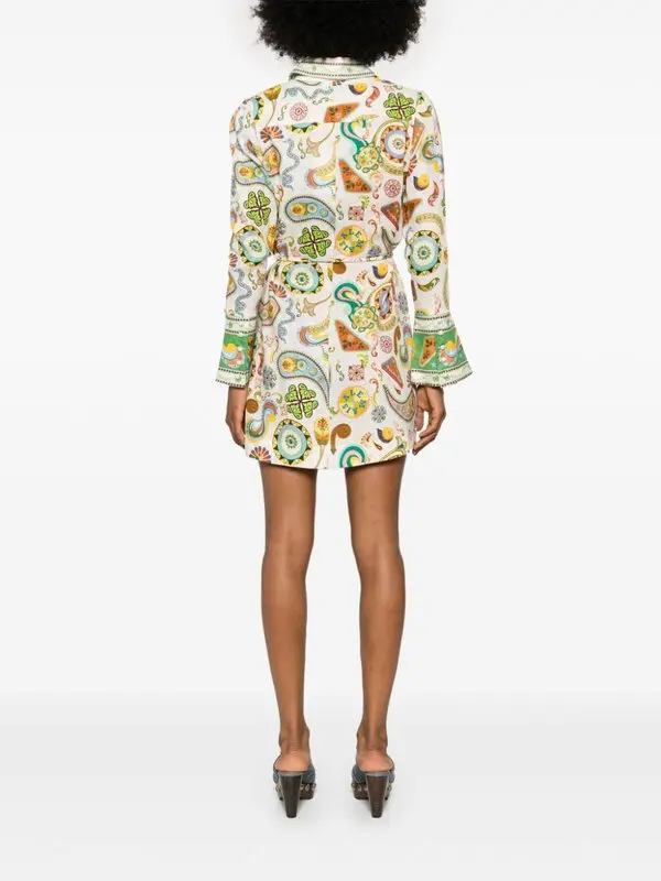 ALEMAIS Arcade Mini Shirt Dress