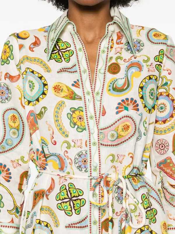 ALEMAIS Arcade Mini Shirt Dress