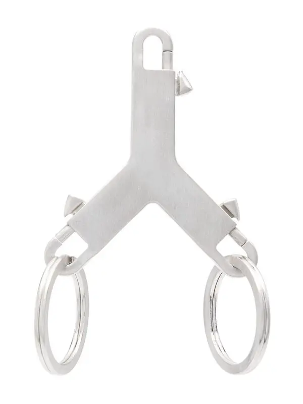 Rick Owens Small Cerberus Keychain - Silver