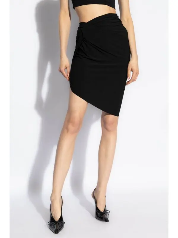 Jacquemus Asymmetric Draped Skirt