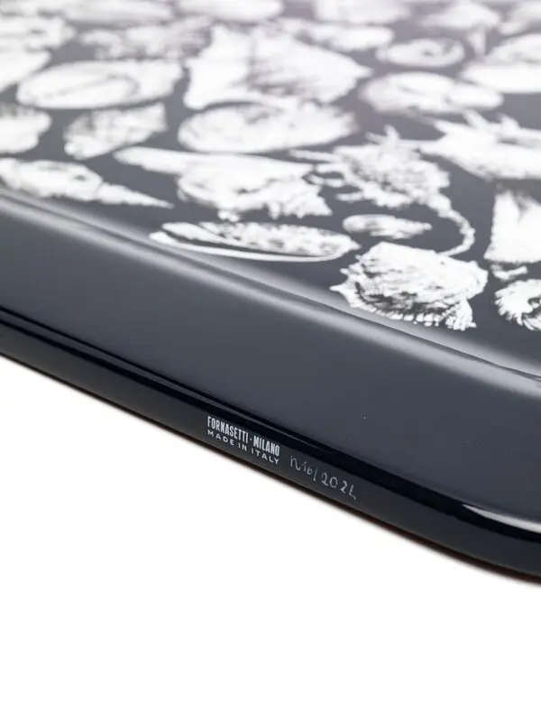 FORNASETTI Conchiglie Marine-print Tray