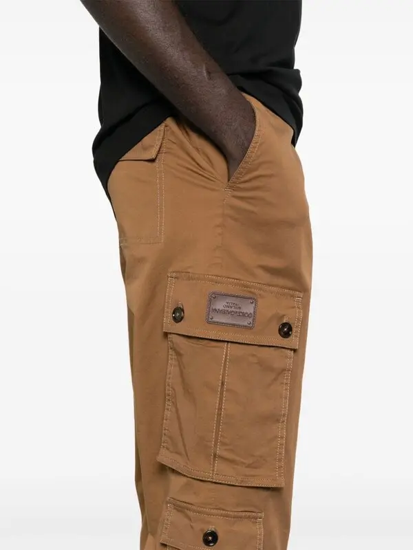 Dolce & Gabbana Logo-patch Cargo Trousers
