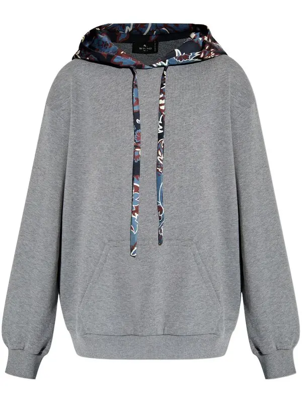 Etro Contrasting-hood Cotton Hoodie