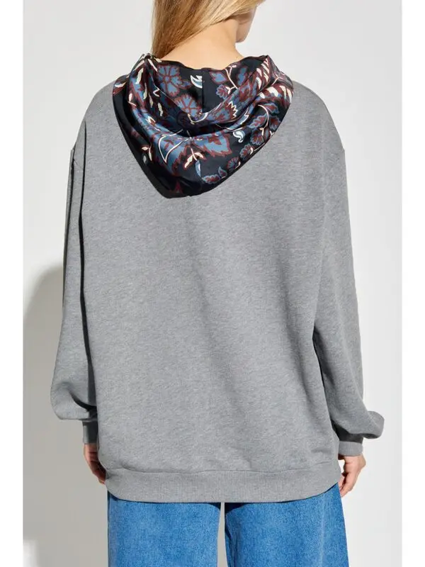 Etro Contrasting-hood Cotton Hoodie