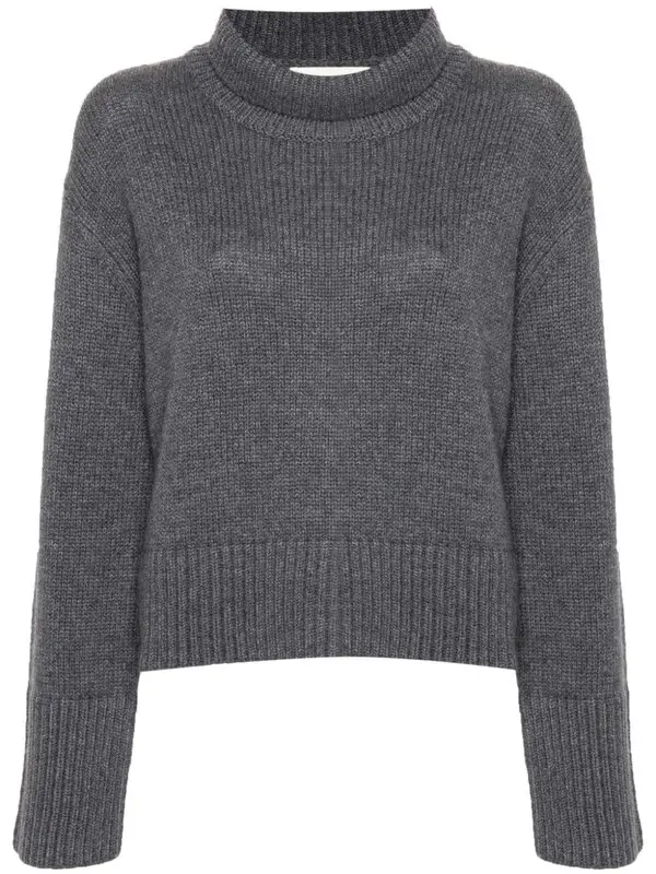 LISA YANG Fleur Cashmere Jumper - Grey