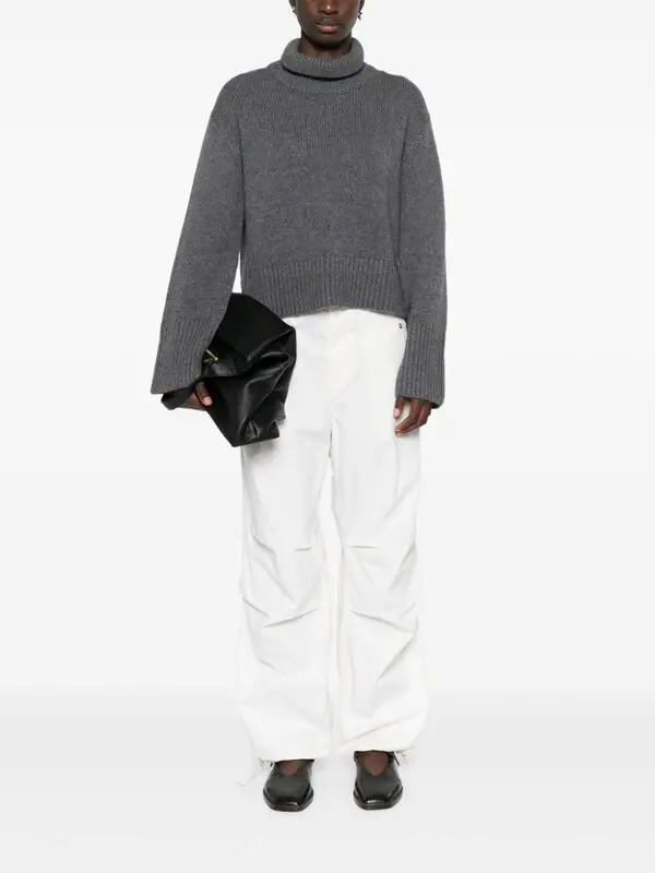 LISA YANG Fleur Cashmere Jumper - Grey