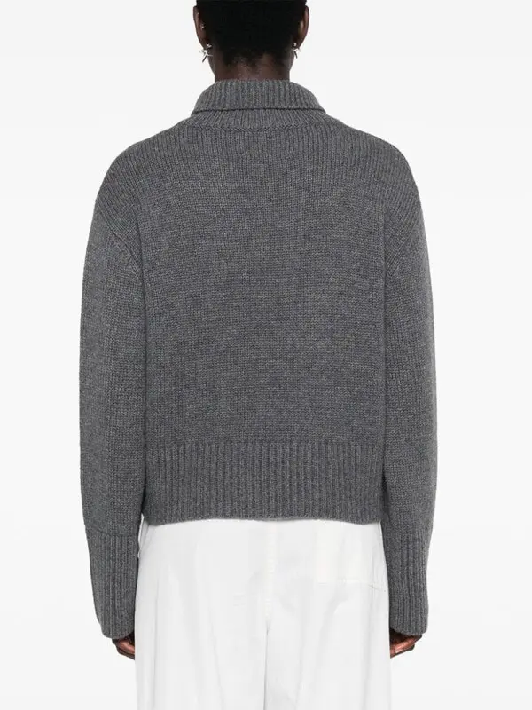 LISA YANG Fleur Cashmere Jumper - Grey