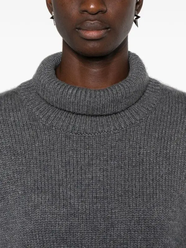 LISA YANG Fleur Cashmere Jumper - Grey