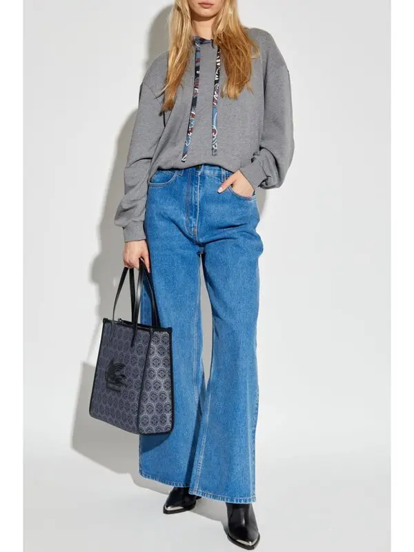 Etro High-rise Wide-leg Jeans