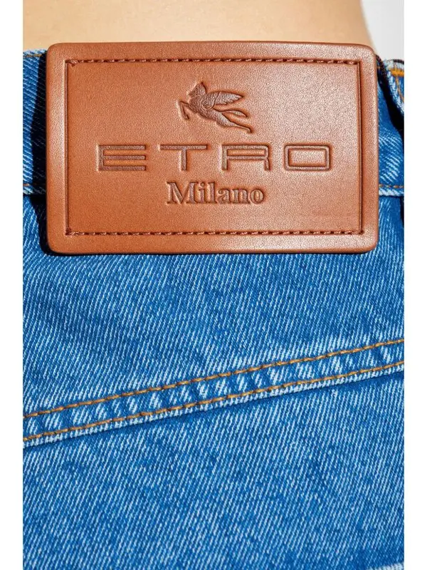 Etro High-rise Wide-leg Jeans