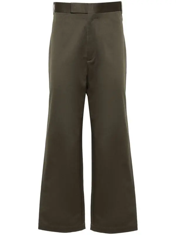 Thom Browne Rwb-stripe Straight-leg Trousers
