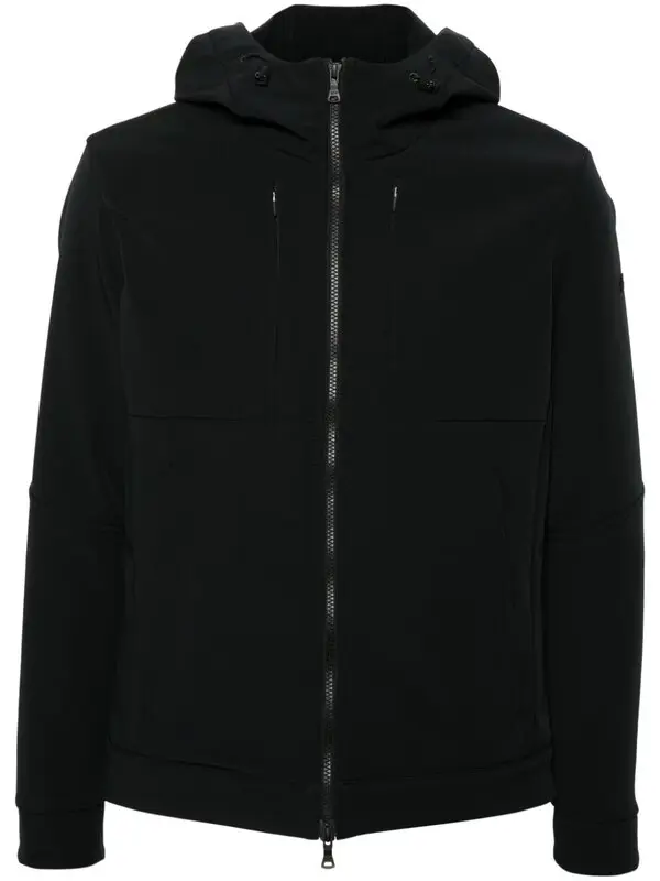 Paul & Shark Hooded Shell Jacket - Black