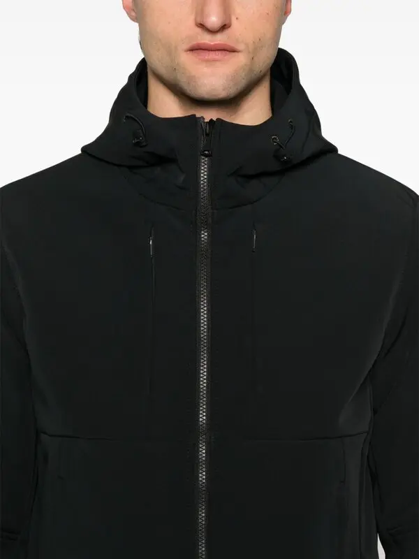 Paul & Shark Hooded Shell Jacket - Black