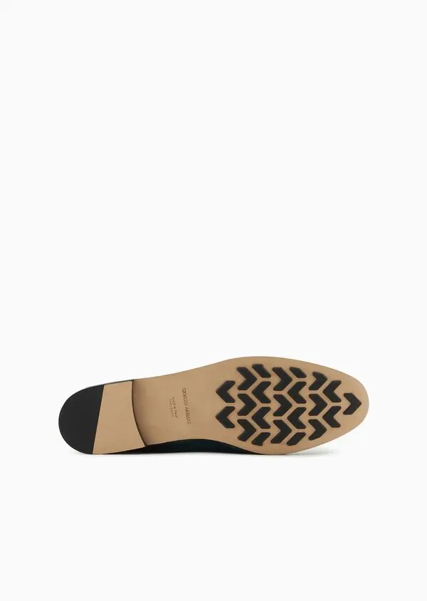 Giorgio Armani Suede Ballerinas