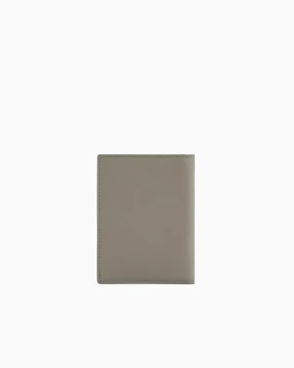 Giorgio Armani Nappa Leather Bifold Passport Holder