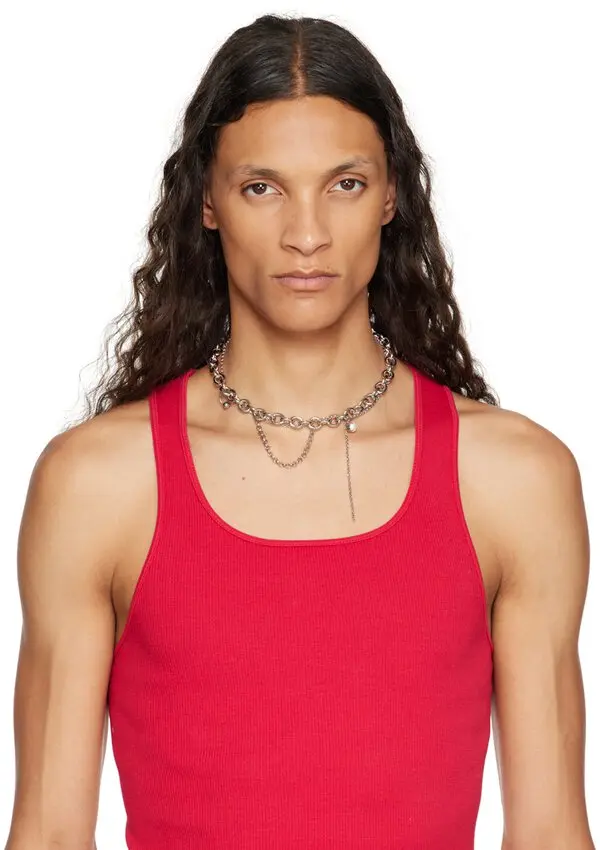 Justine Clenquet Silver Lucy Necklace - Palladium | Editorialist