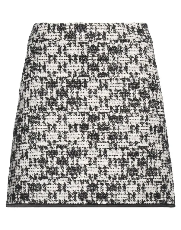 Karl Lagerfeld Tweed Mini Skirt - Off White
