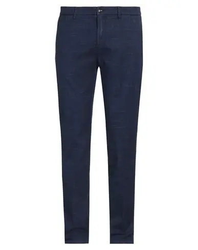 YAN SIMMON Pants Size Cotton, Linen, Polyester, Elastane - Navy
