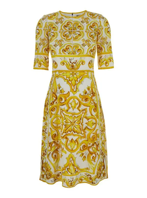 Dolce Gabbana Dresses In Yellow 35% Off Editorialist